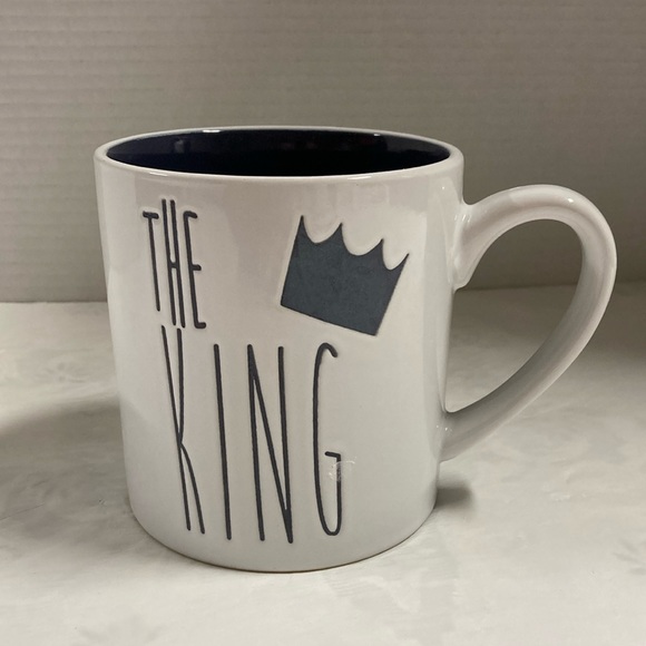Baum | Kitchen | The King By Baum Oversized Gift Mug Cup White Grey ...